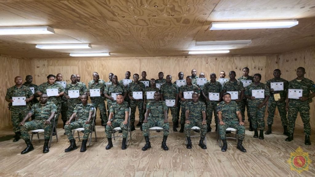 GDF RANKS COMPLETE SKILL-AT-ARMS COURSE – GDF